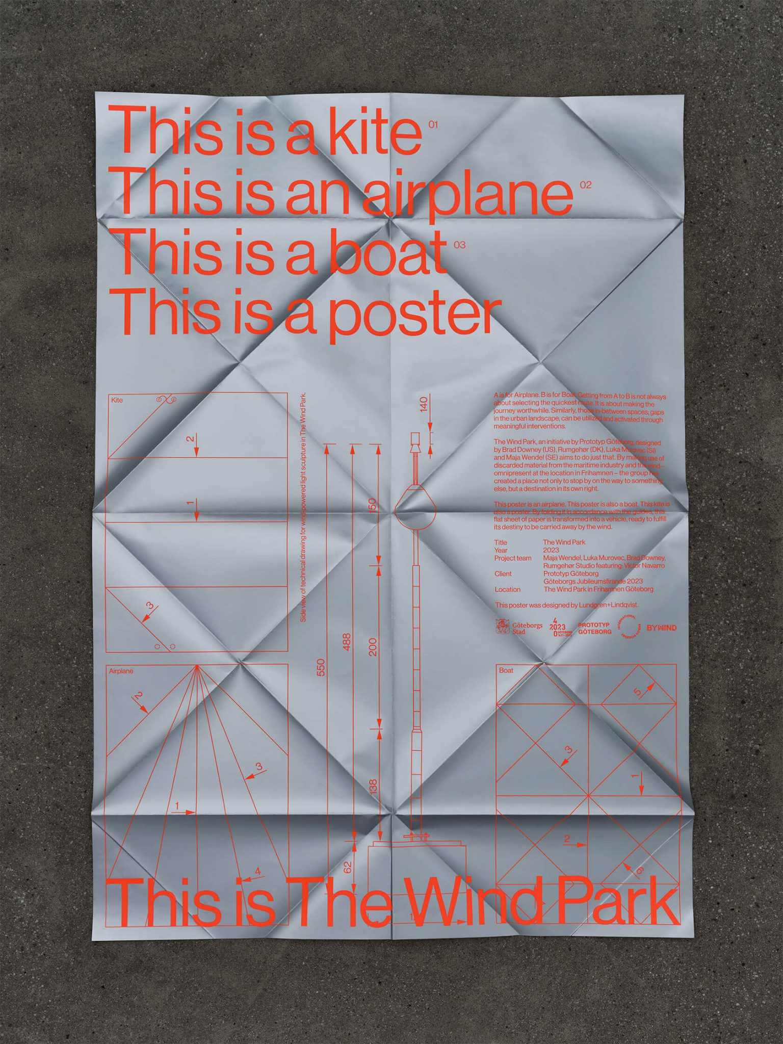 Lundgren+Lindqvist Celebrates The Wind Park With a Sleek Foldable ...