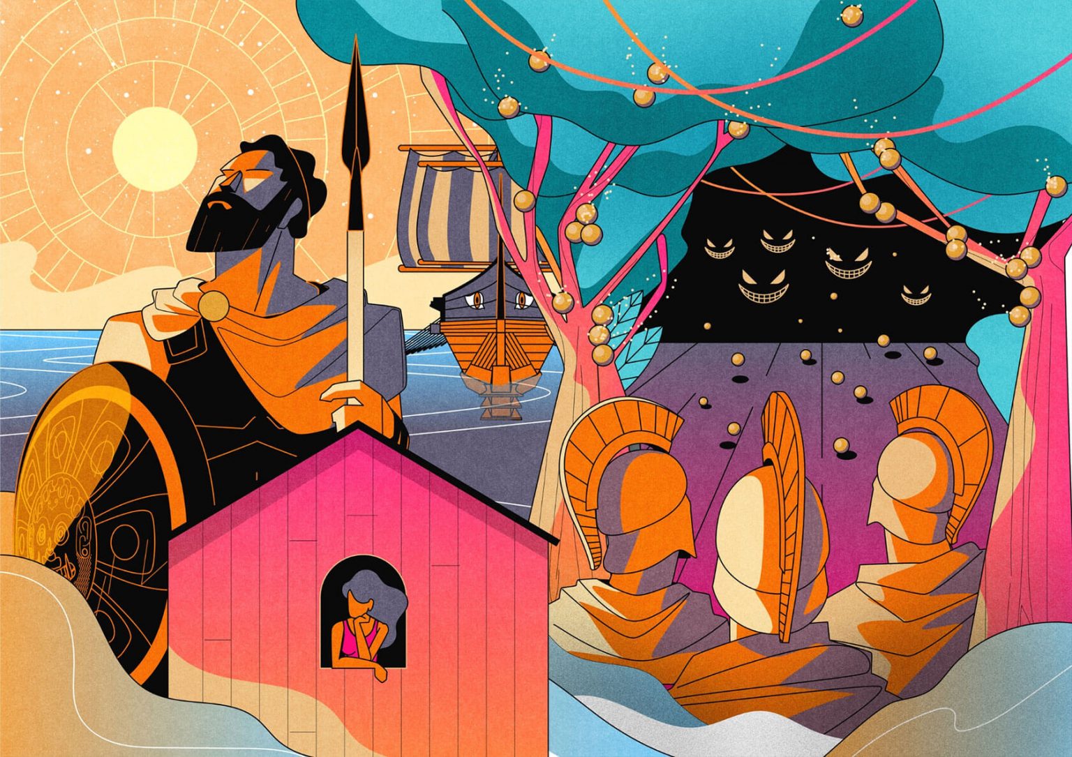 Striking New Illustrations by Denis Freitas | Daily design inspiration ...