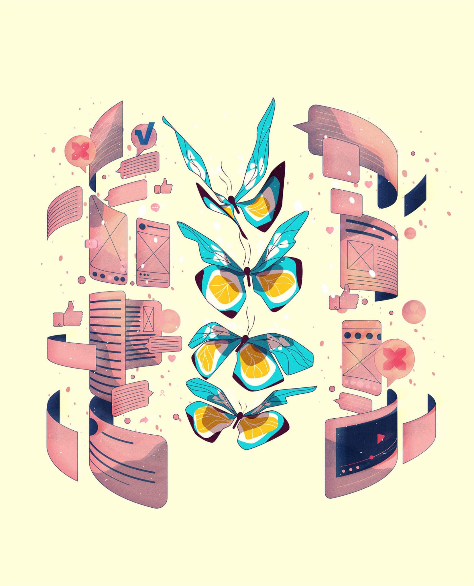 Striking New Illustrations by Denis Freitas | Daily design inspiration ...