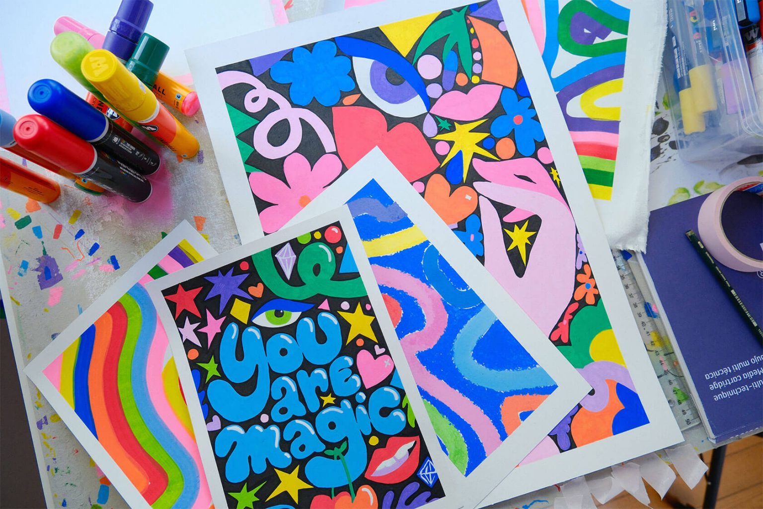 Playing With Markers: Amazing Hand-Lettering Creations by Danii Pollehn ...