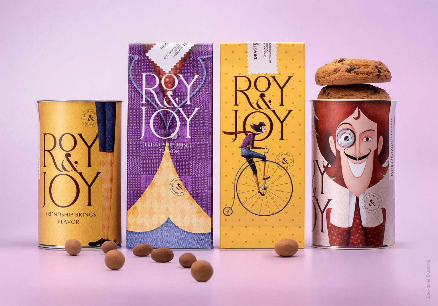 Roy & Joy Confectionery Branding & Packaging Design by Backbone | Daily design inspiration for ...