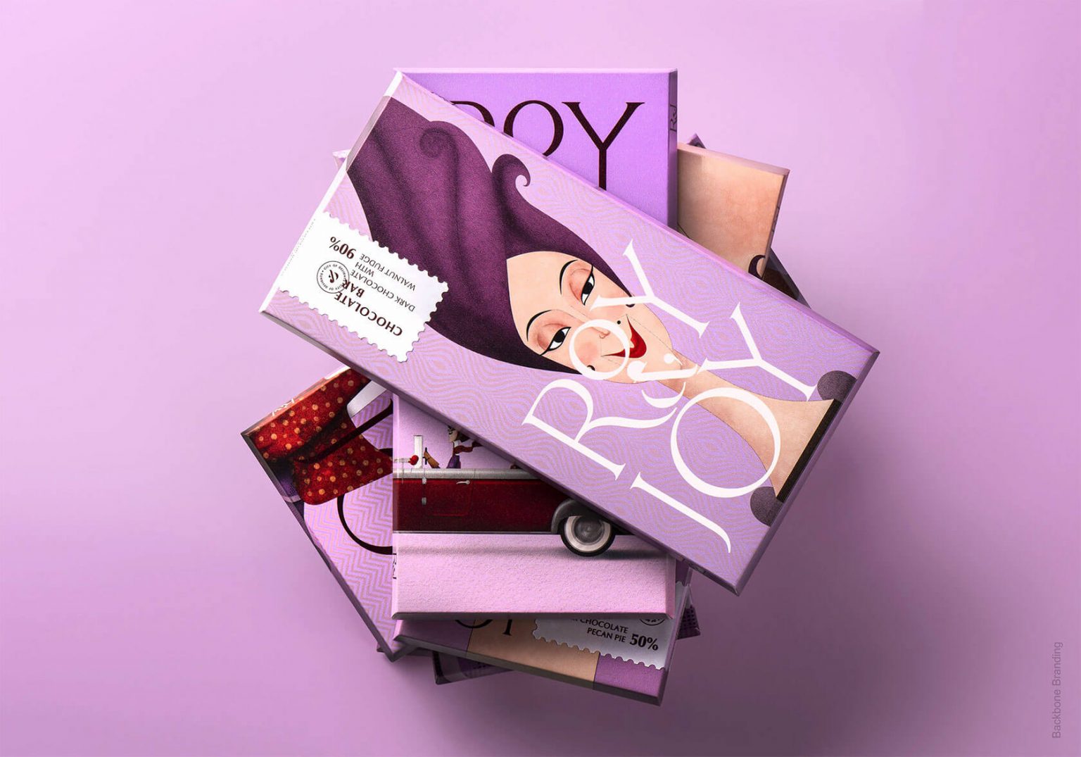 Roy & Joy Confectionery Branding & Packaging Design by Backbone | Daily design inspiration for ...