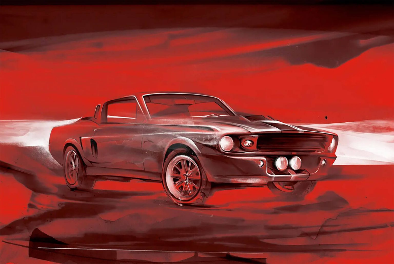 Alexis Marcou’s “Dark Horse” Series: A Bold Tribute to the Ford Mustang ...