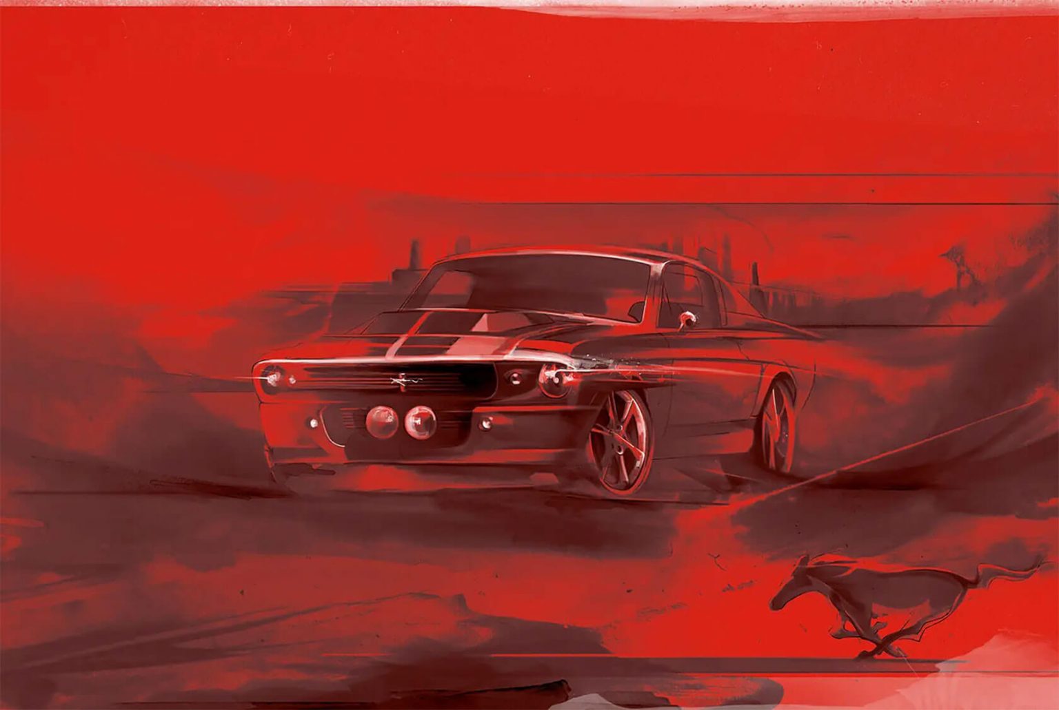 Alexis Marcou’s “Dark Horse” Series: A Bold Tribute to the Ford Mustang ...