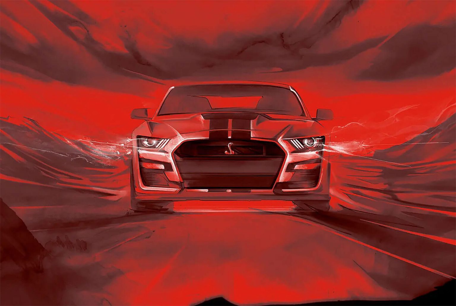 Alexis Marcou’s “Dark Horse” Series: A Bold Tribute to the Ford Mustang ...