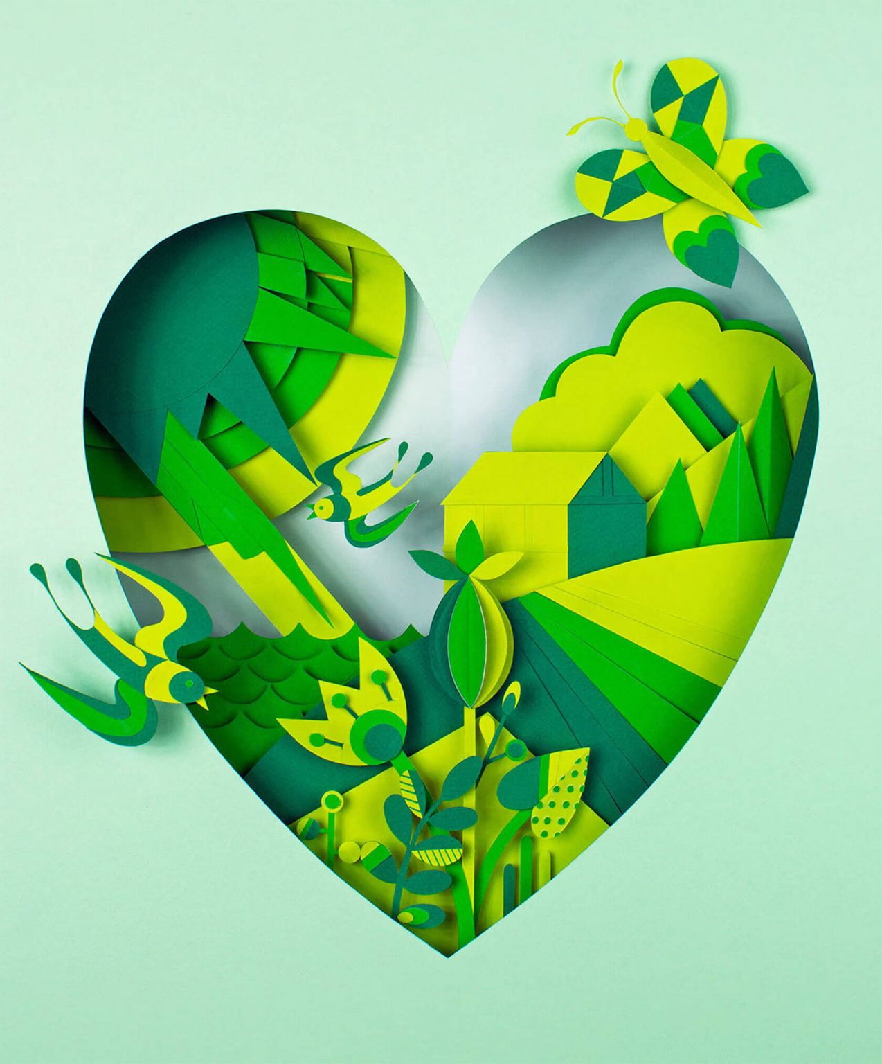 The Captivating Paper Art of Helen Musselwhite | Daily design ...