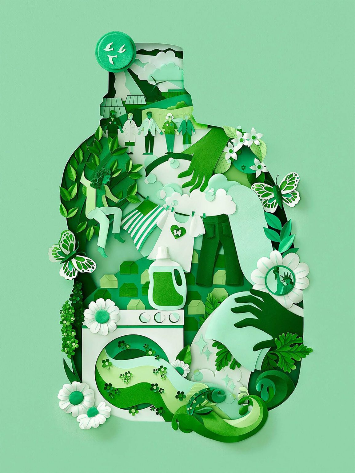 The Captivating Paper Art of Helen Musselwhite | Daily design ...