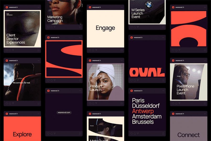 Connection & Creativity: Oval's New Branding by WeWantMore | Daily ...