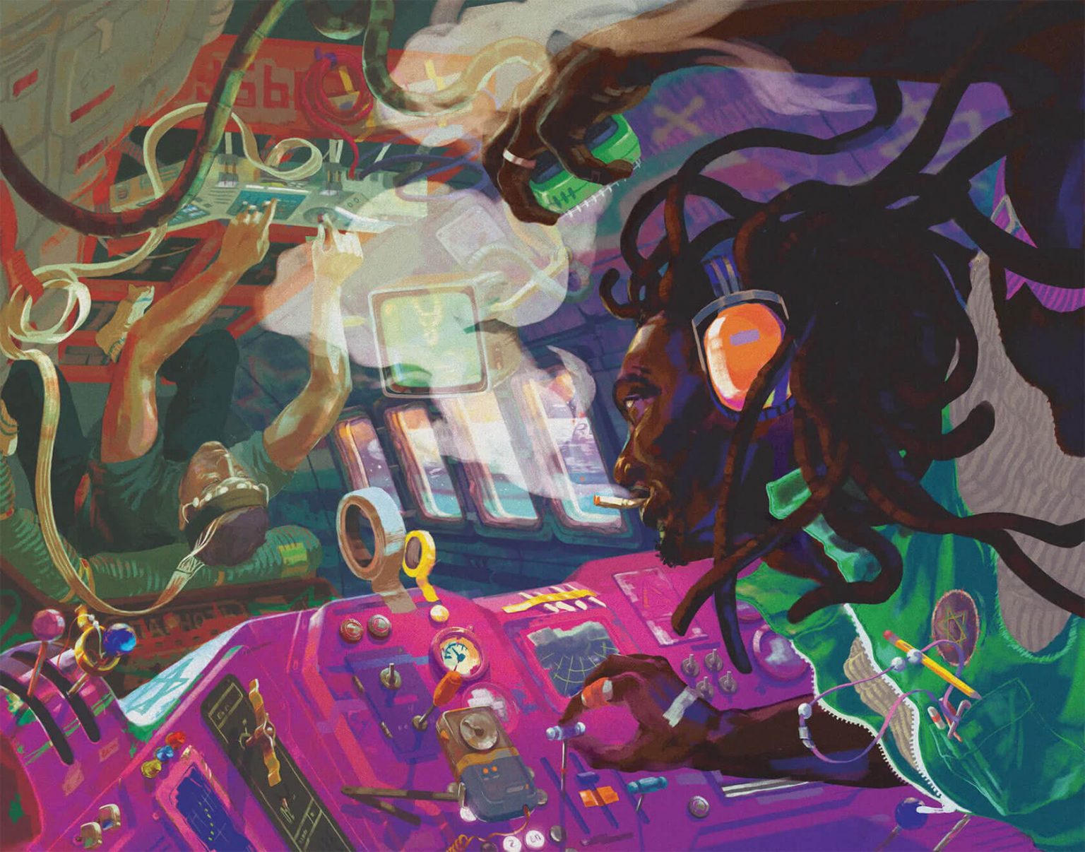 Visions of Cyberspace: Anna Mill’s Stunning Artwork for Neuromancer ...