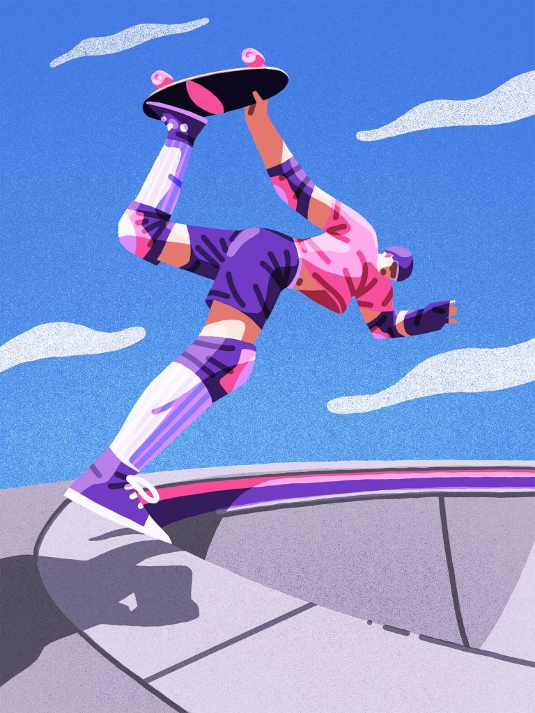 Bold Moves: The Dynamic Sports Art of Matthew Shipley | Daily design ...