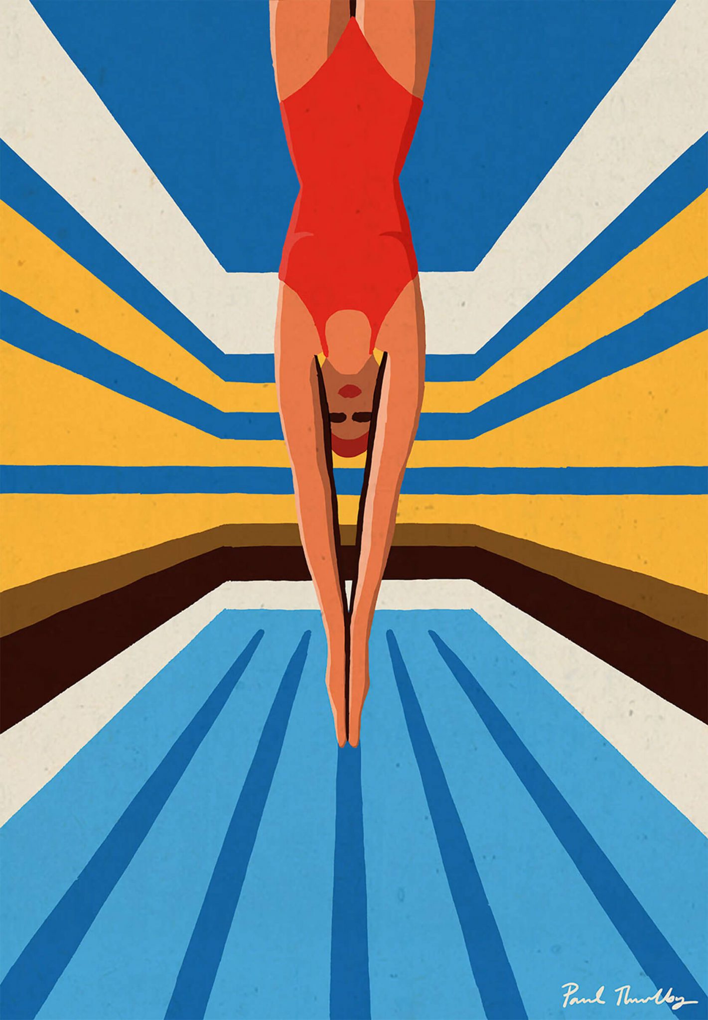 Old-School Cool: The Bold Art of Paul Thurlby | Daily design ...