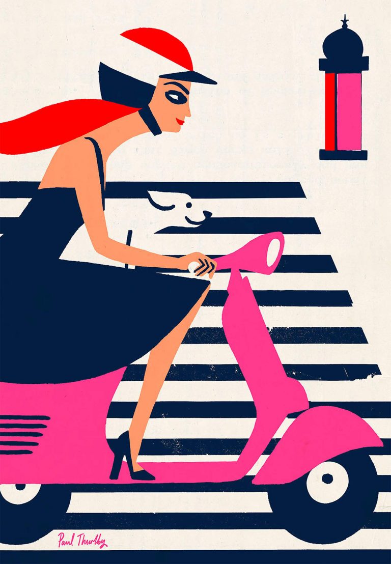 Old-School Cool: The Bold Art of Paul Thurlby | Daily design ...