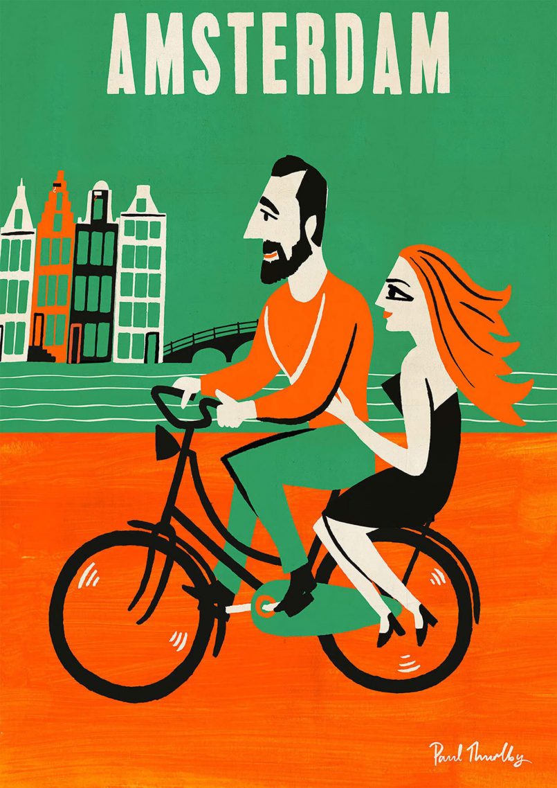 Old-School Cool: The Bold Art of Paul Thurlby | Daily design ...