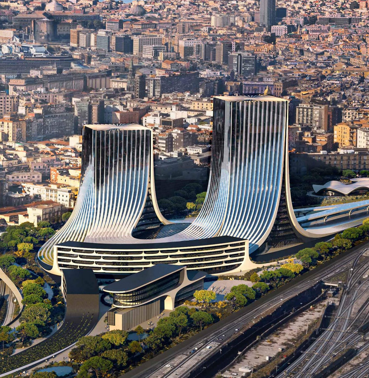 Napoli Porta Est: A Bold Urban Renewal by Zaha Hadid Architects | Daily ...