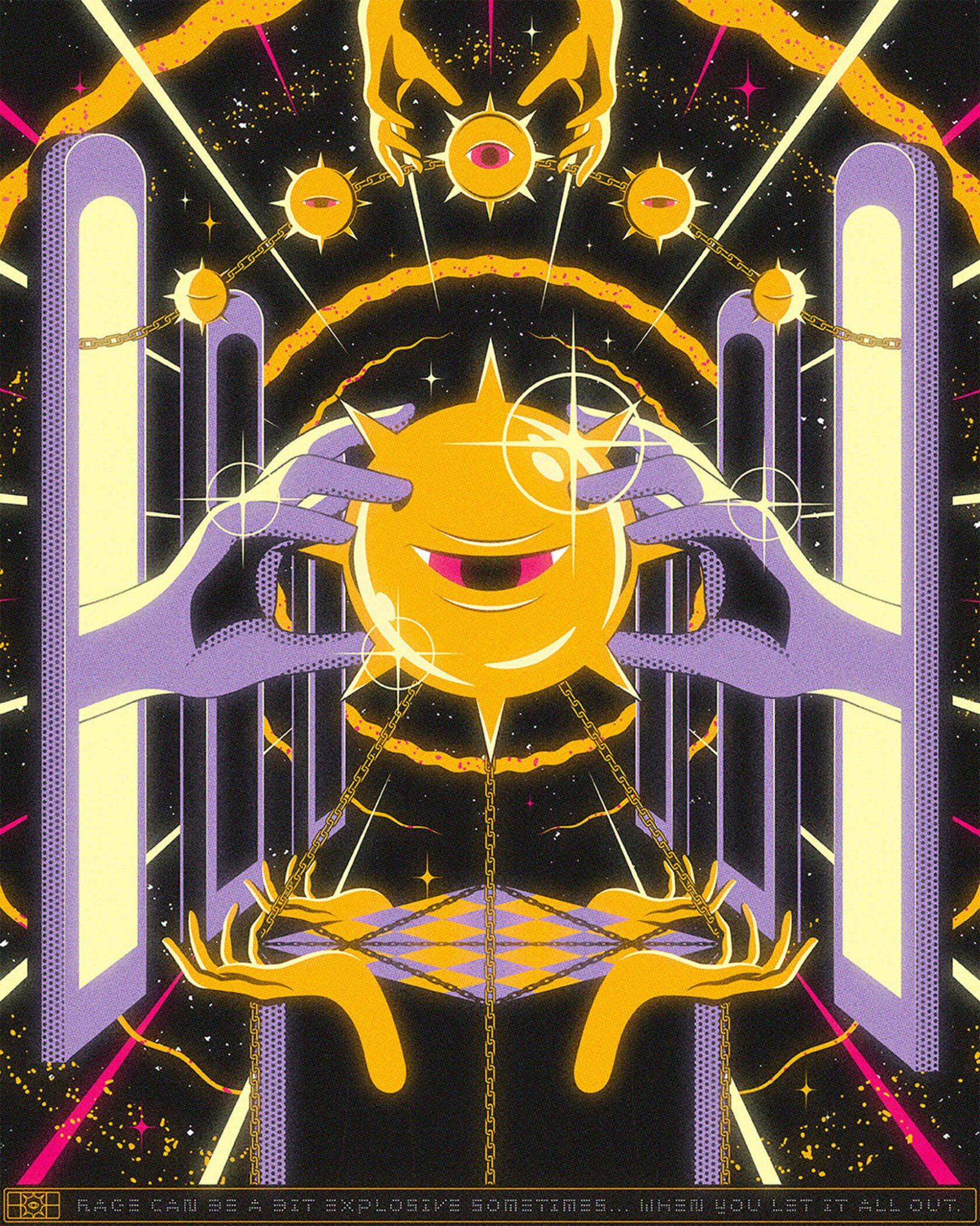 Chaotic Feeling: Psychedelic Illustrations by Luís Leal | Daily design ...