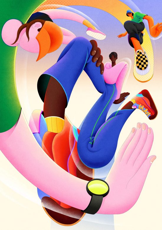 Elastic Energy: Dynamic Illustrations by Xiantao Zeng | Daily design ...