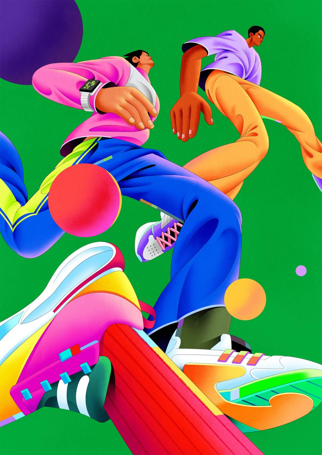 Elastic Energy: Dynamic Illustrations by Xiantao Zeng | Daily design ...