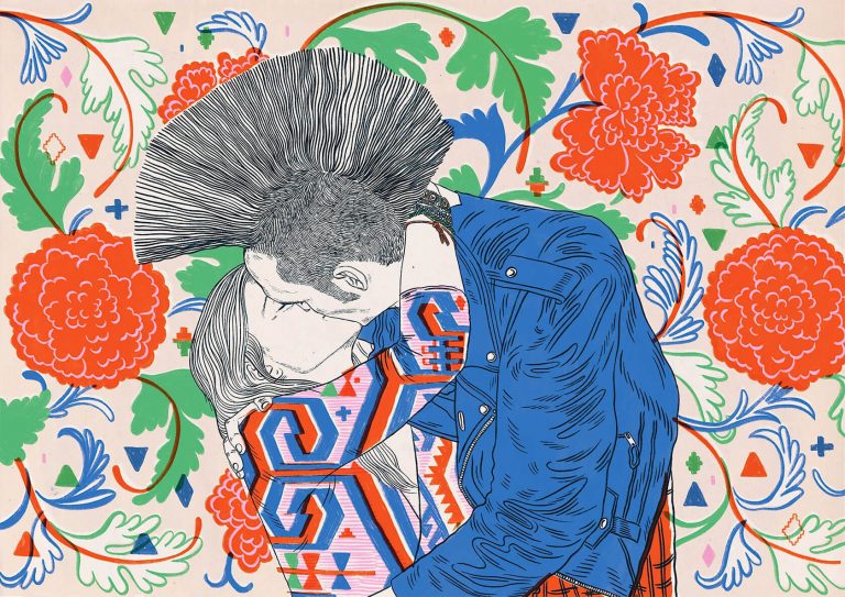 Striking Portraits & Bold Patterns by Anna Higgie | Daily design ...