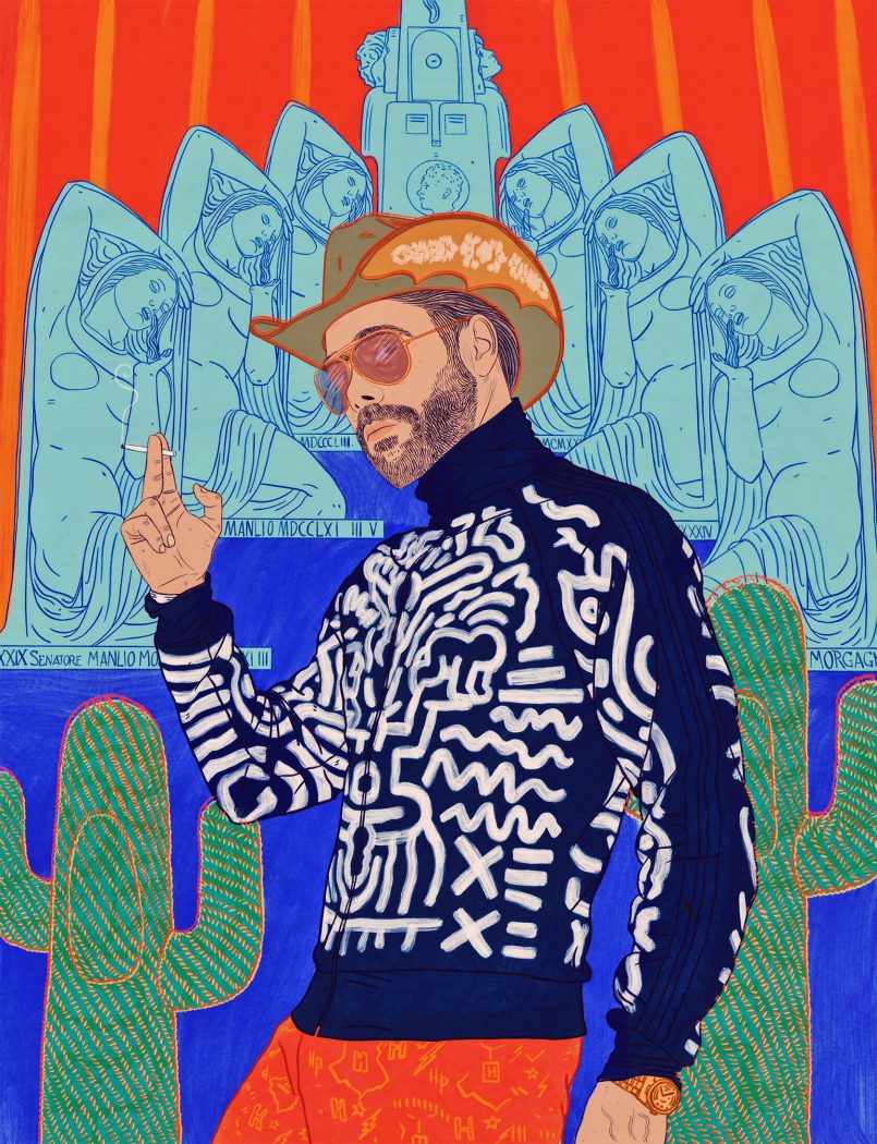 Striking Portraits & Bold Patterns by Anna Higgie | Daily design ...