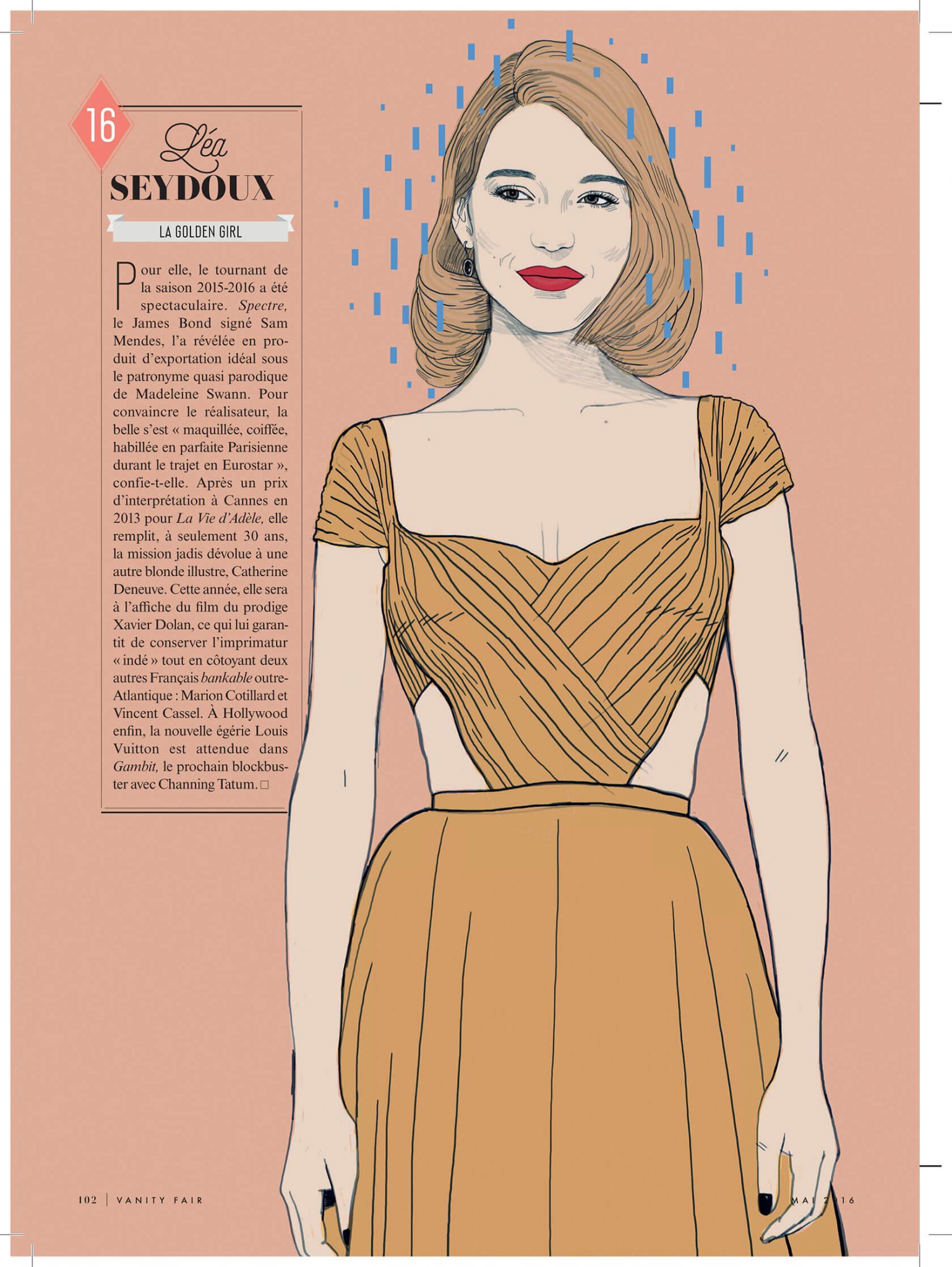 Striking Portraits & Bold Patterns by Anna Higgie | Daily design ...