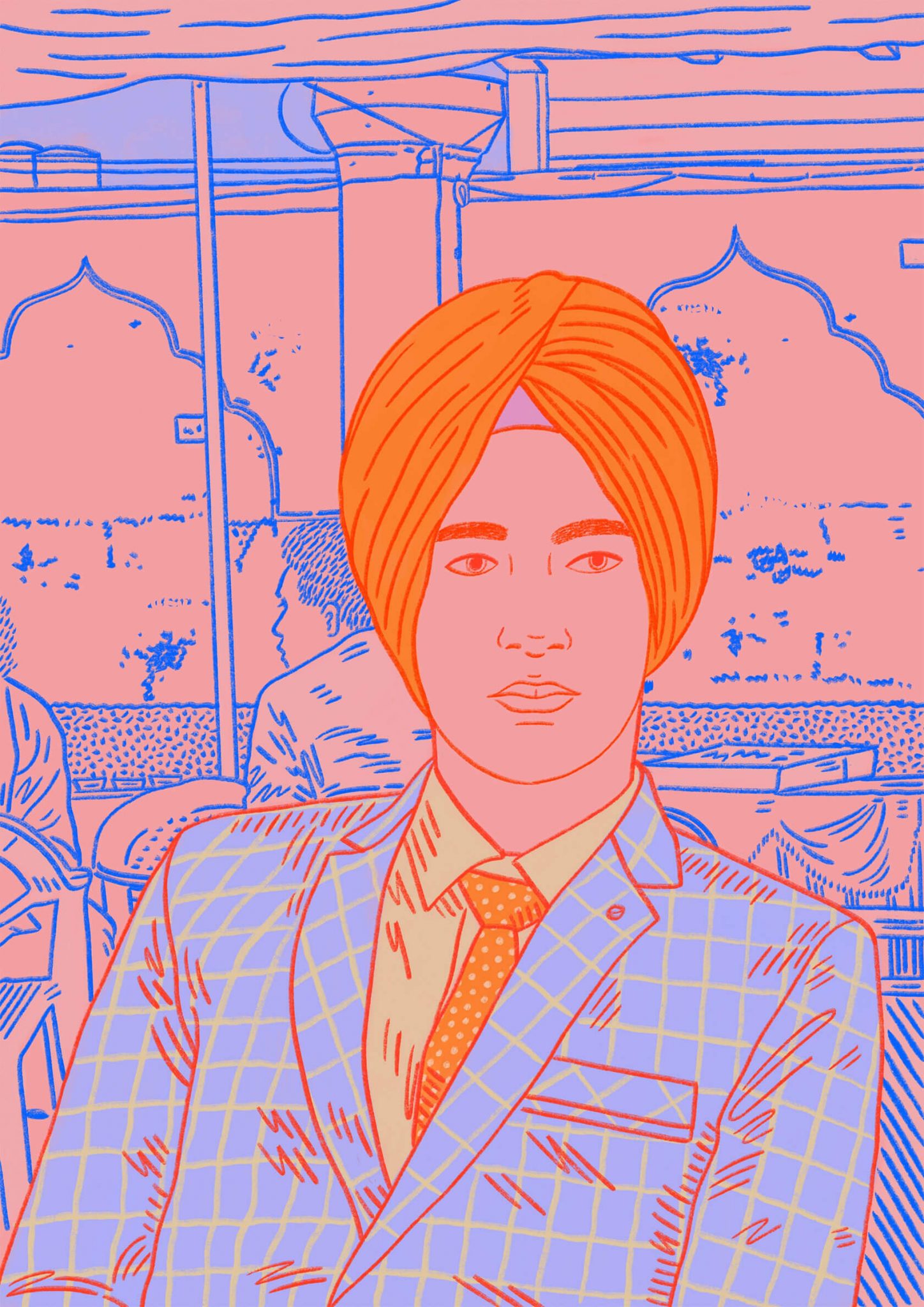 Striking Portraits & Bold Patterns by Anna Higgie | Daily design ...