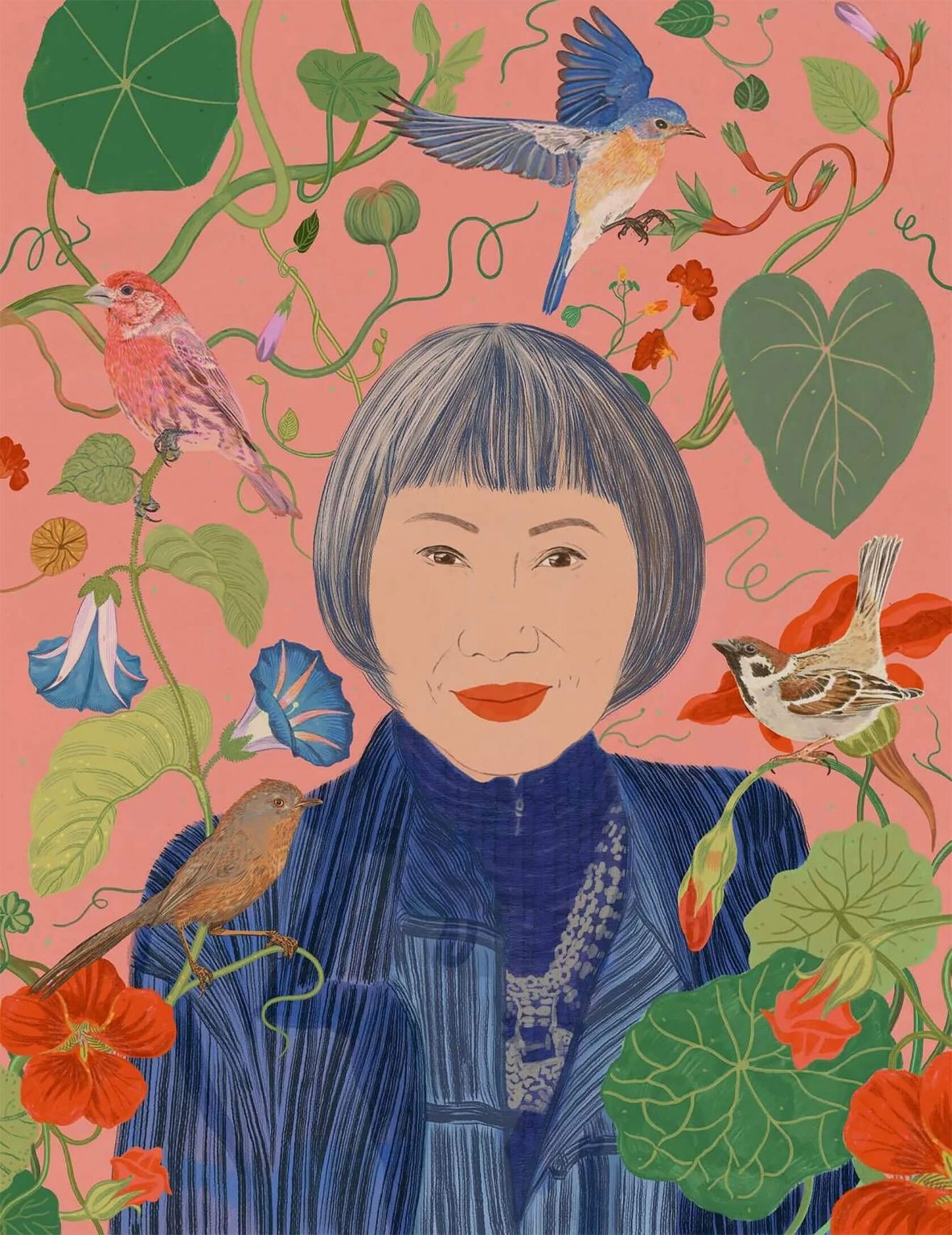 Striking Portraits & Bold Patterns by Anna Higgie | Daily design ...