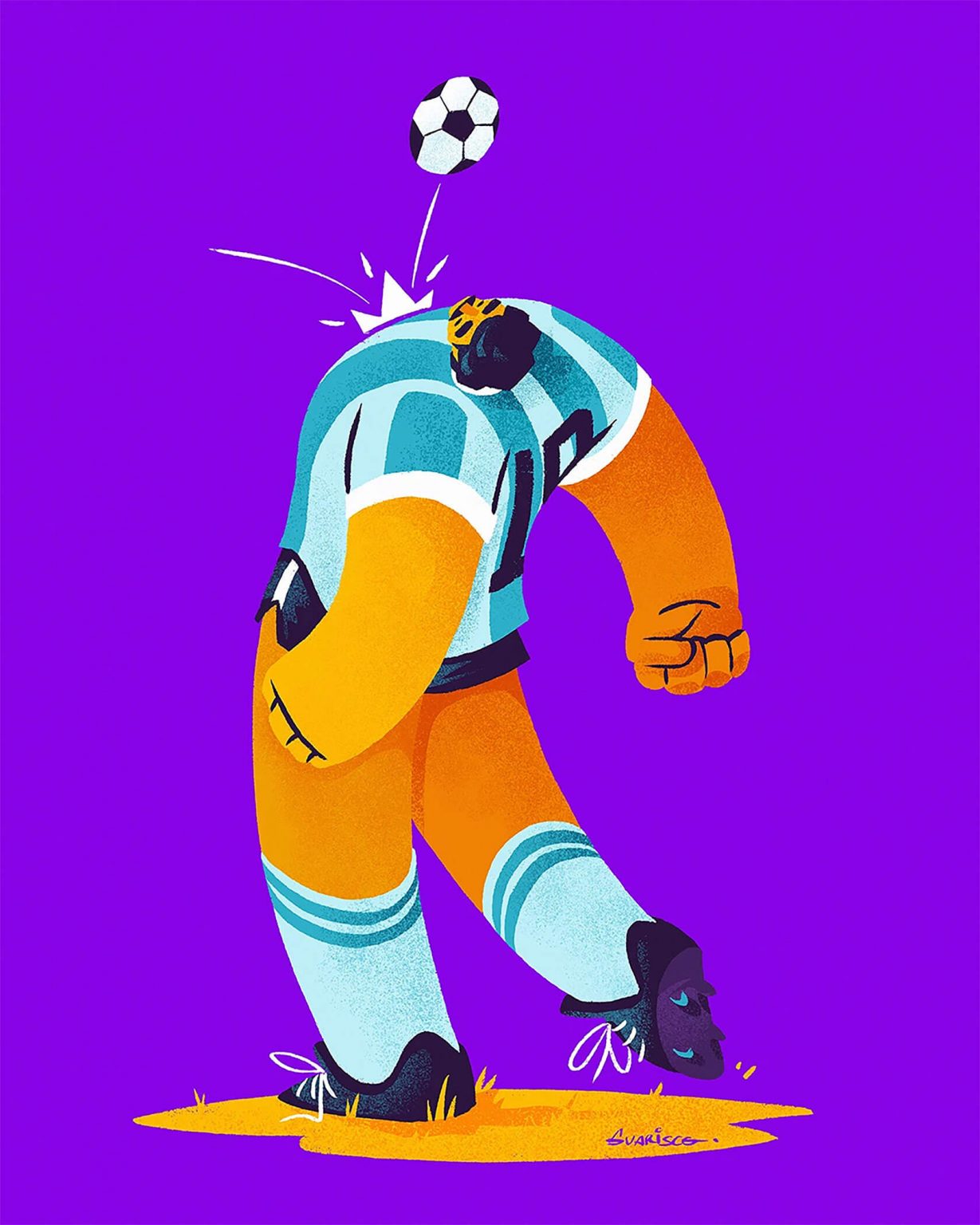 The Energy of Movement: Érik Guarisco’s Bold Illustrations | Daily ...