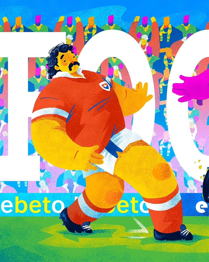 The Energy of Movement: Érik Guarisco’s Bold Illustrations | Daily ...