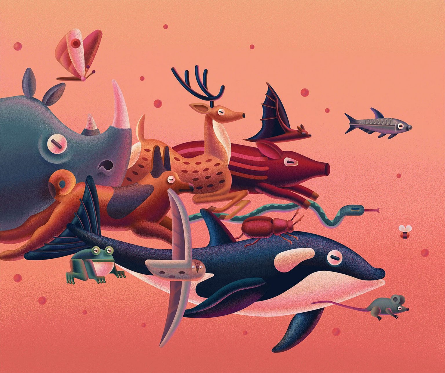 Surreal Ecosystems: Bold Illustrations by Mary Maka | Daily design ...