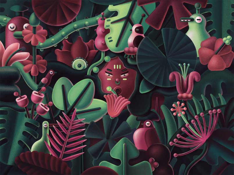 Surreal Ecosystems: Bold Illustrations by Mary Maka | Daily design ...