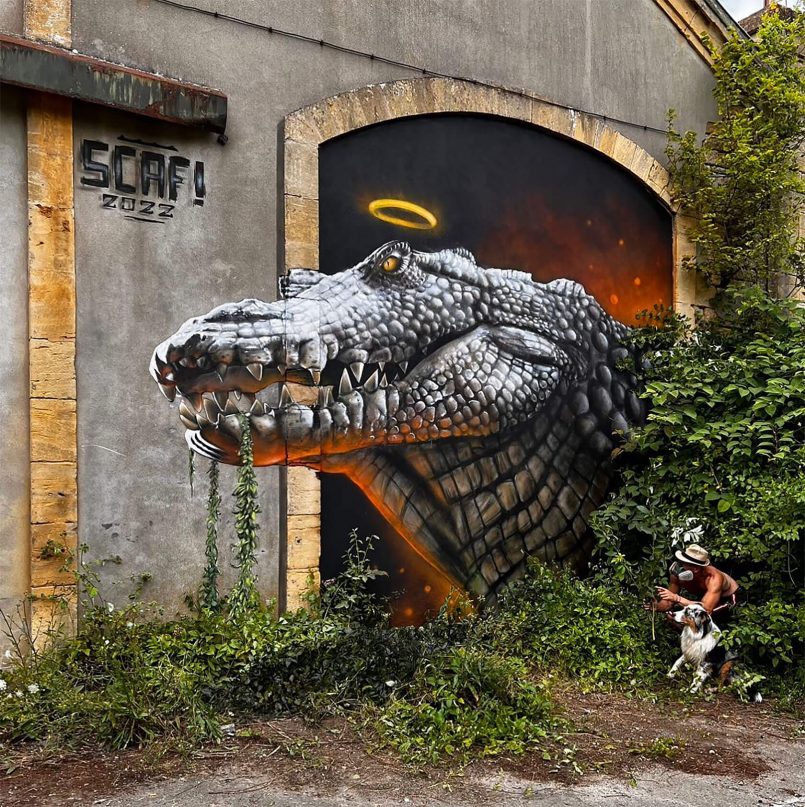 Scaf’s 3D Murals Push Street Art Into Another Dimension | Daily design ...