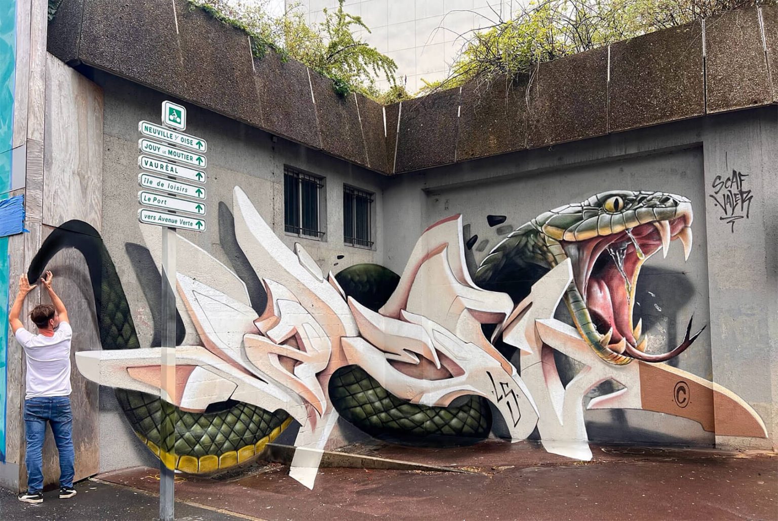 Scaf’s 3D Murals Push Street Art Into Another Dimension | Daily design ...
