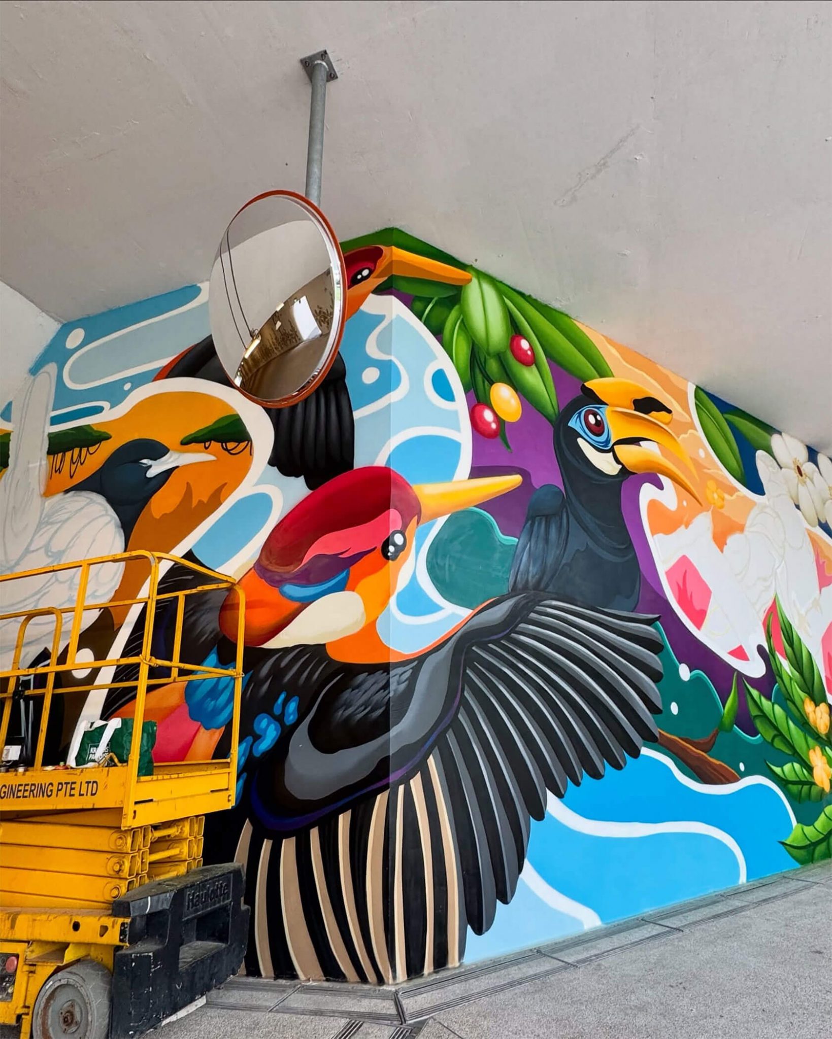 Birds, Blooms & Boldness: Street Art by Sam Lo | Daily design ...
