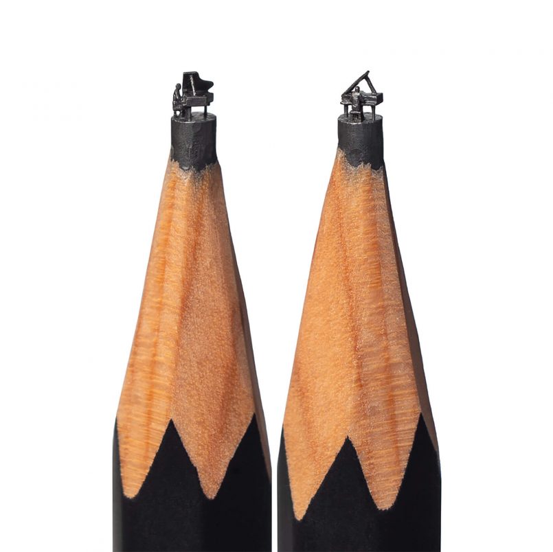 Tiny Worlds on Pencil Tips: The Micro-Sculptures of Salavat Fidai ...