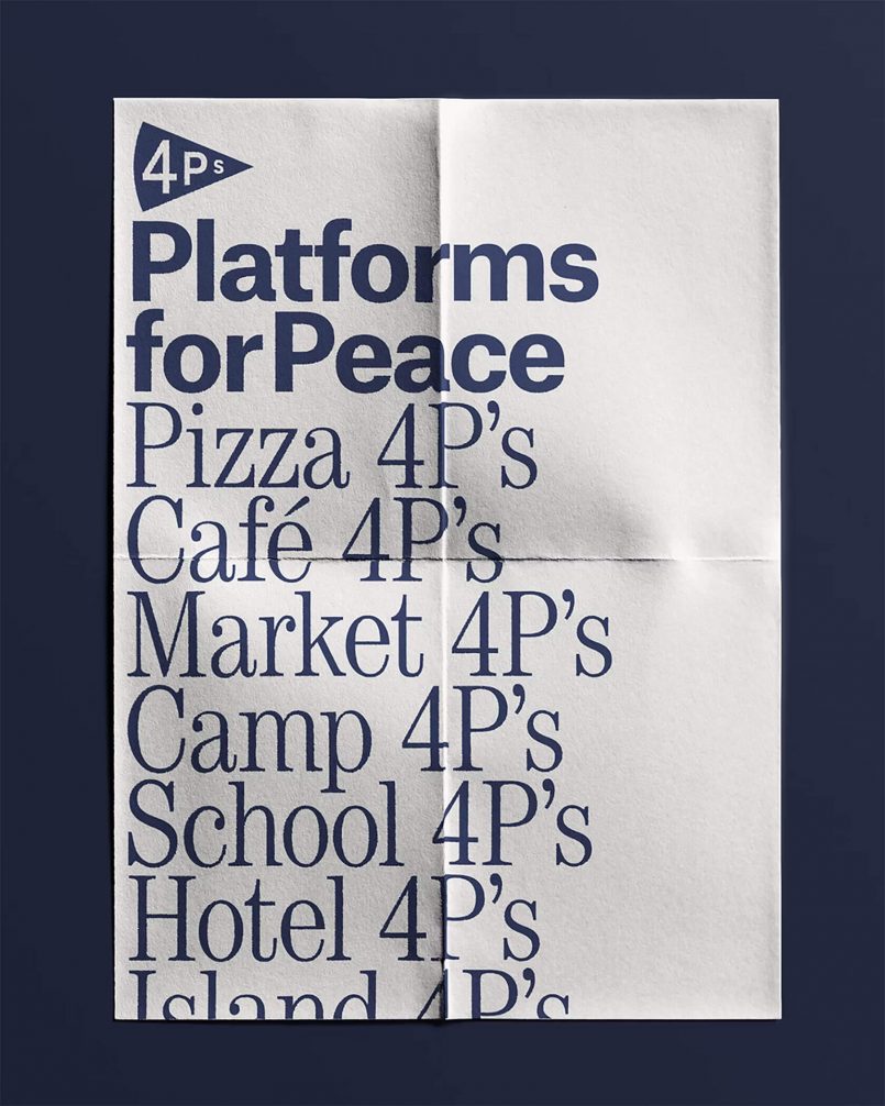 4P’s: A Purpose-Driven Brand Identity by Base Design | Daily design ...