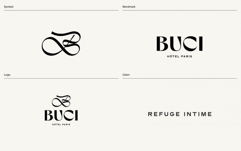 A Refined Parisian Identity: Hôtel Buci Branding by Abmo | Daily design ...