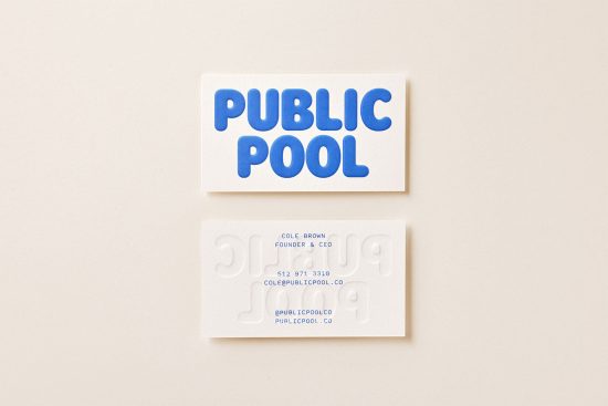 Public Pool: Nostalgic Branding with a Fresh Splash | Daily design ...