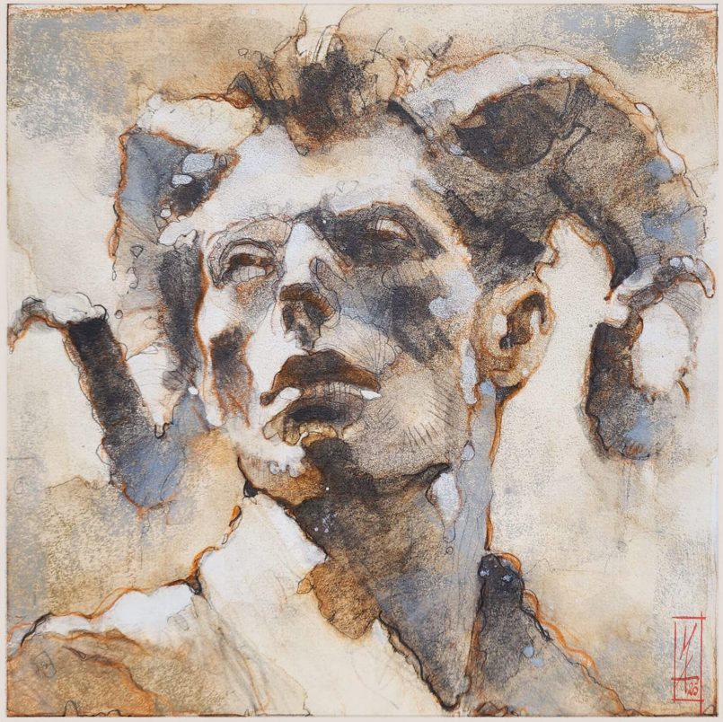 Expressive Mixed Media Portraits by Alberto Mancini | Daily design ...