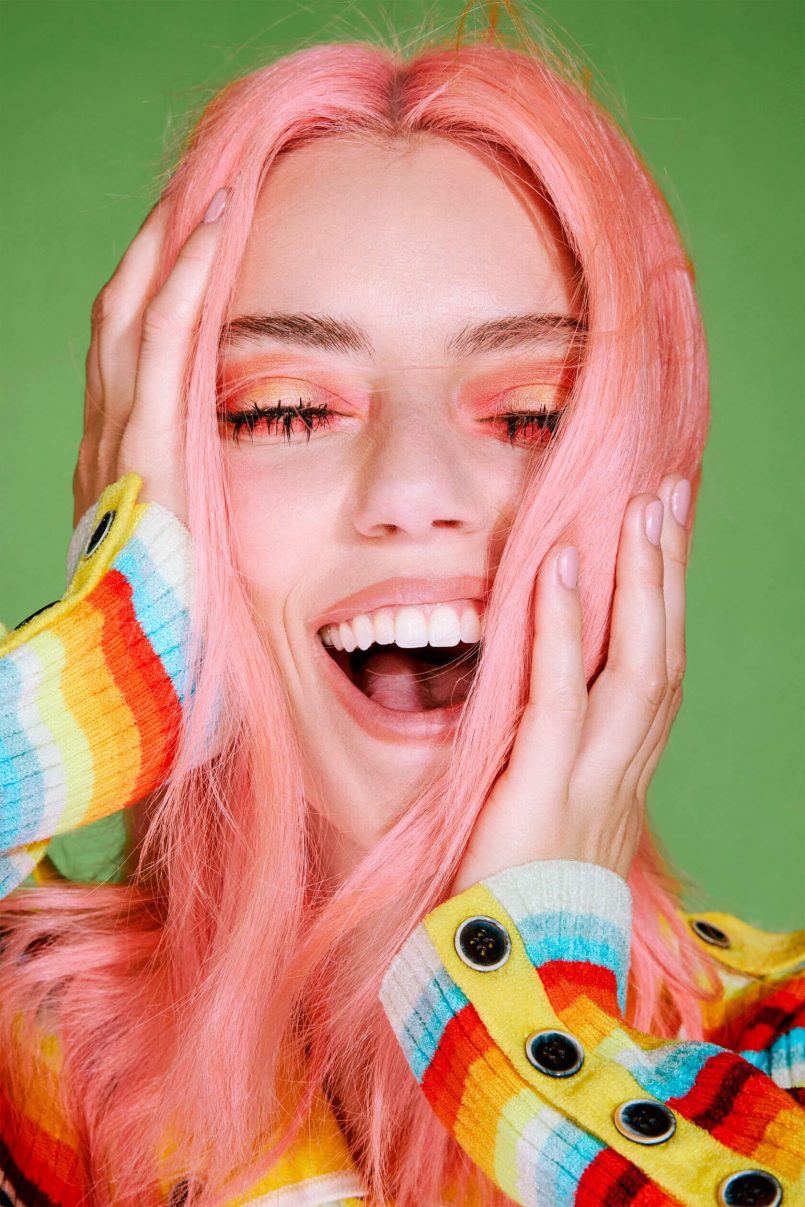 Pink Pyper: Julia Johnson’s Candy-Colored Portrait Series | Daily ...