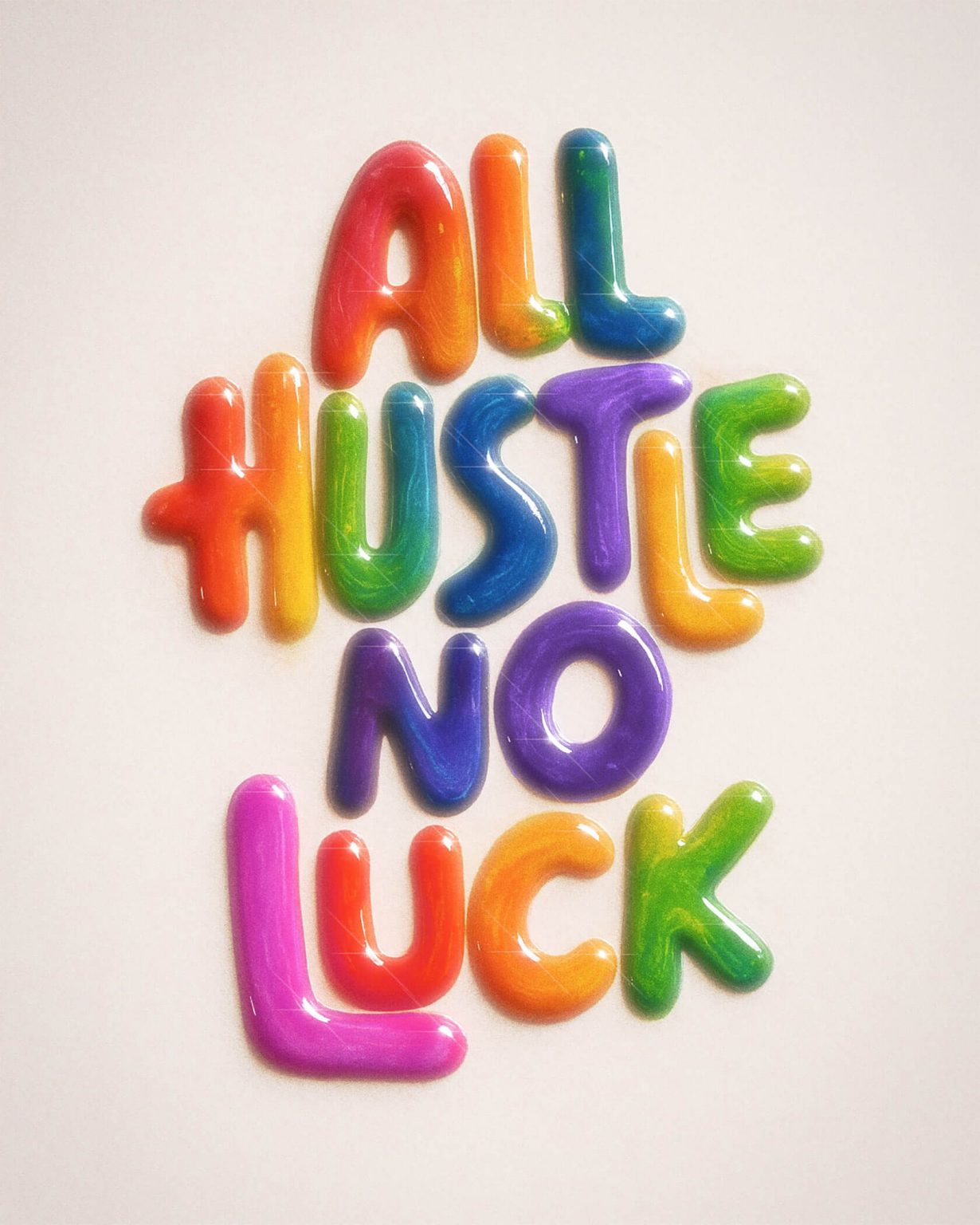 Candy-Colored Lettering Creations by Memo Vigil | Daily design ...