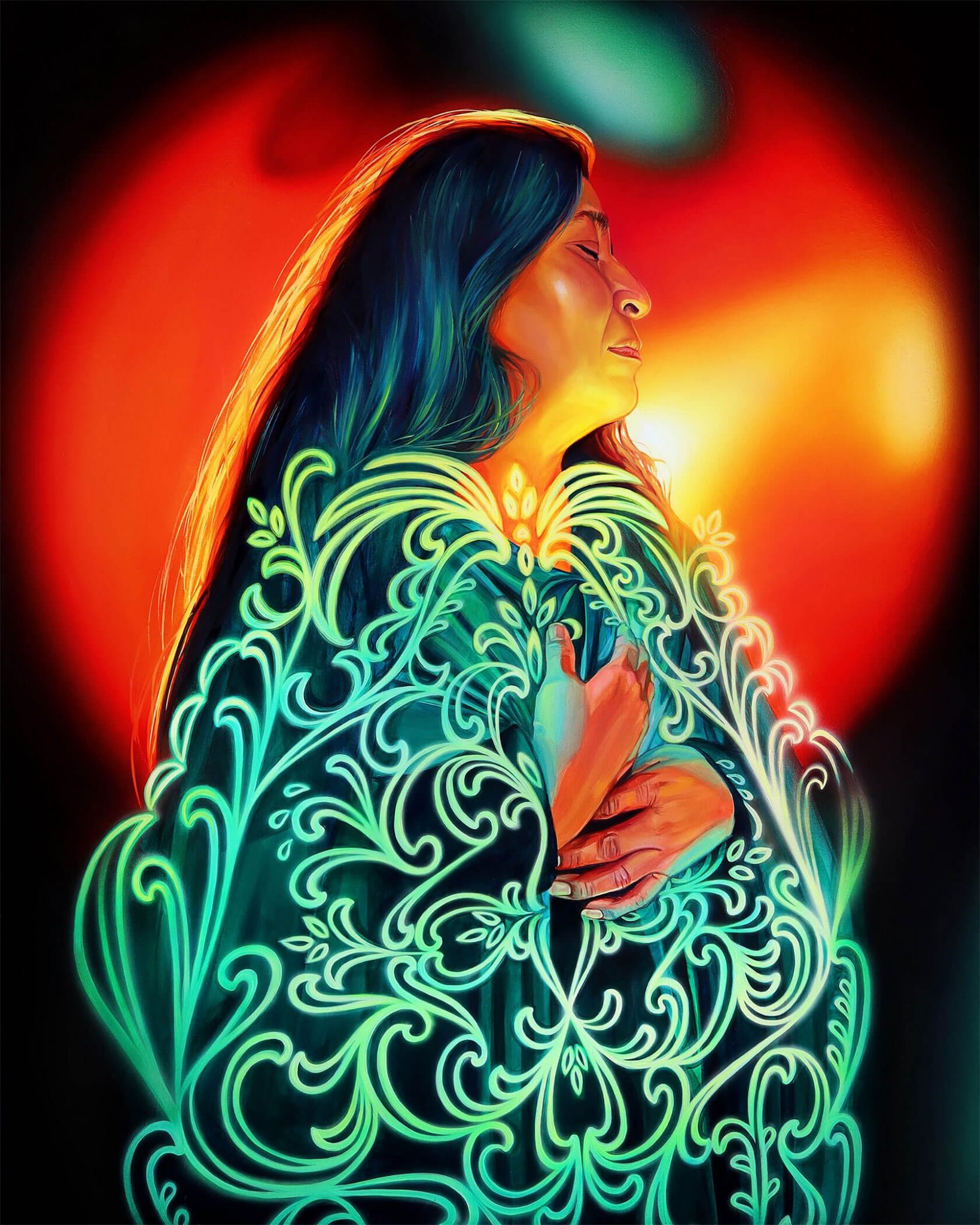 Sacred Presence & Ancestral Memory: Paintings by Ayala | Daily design ...