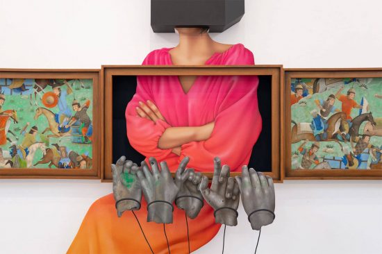 Fragmented Frames: Sculptural Paintings by Arghavan Khosravi | Daily ...