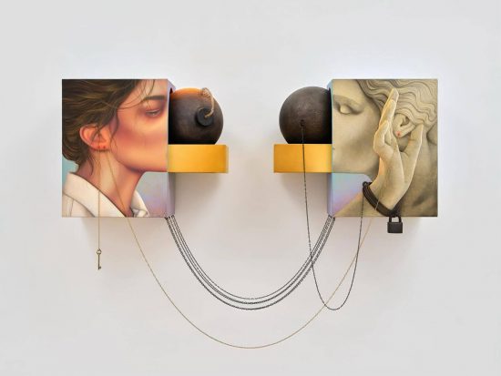 Fragmented Frames: Sculptural Paintings by Arghavan Khosravi | Daily ...