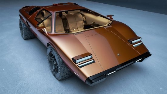 CNTCH O/R: The Lamborghini Countach Reimagined as a Rugged Concept Car ...