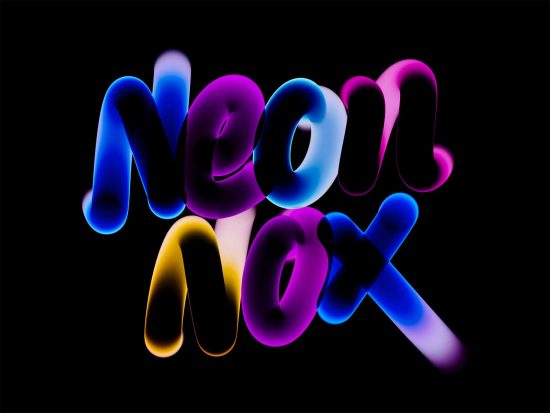 Chunky Neon Lettering Experiments by YunKongArt | Daily design ...