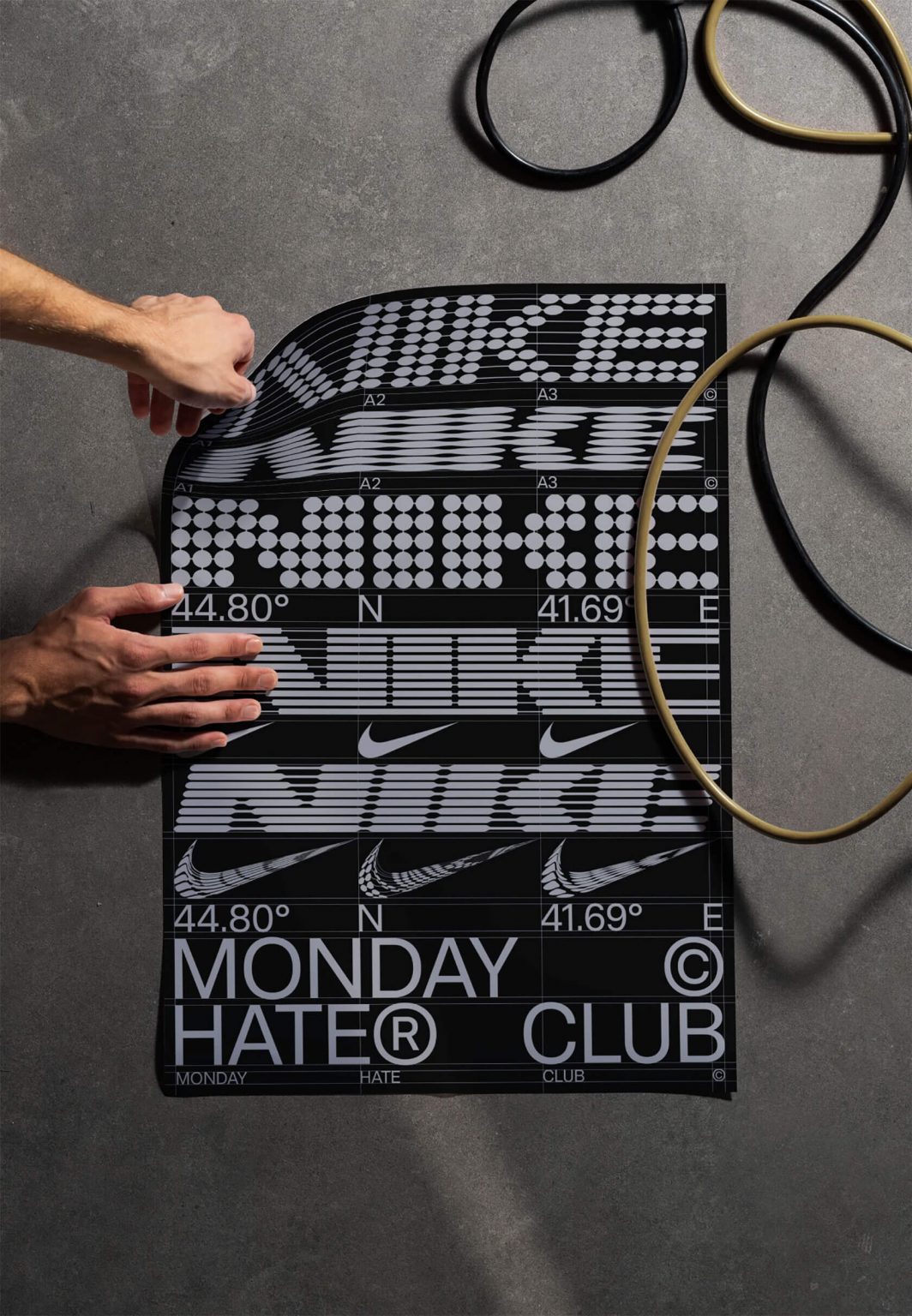 A Nike-Inspired Typography Study by Beka Bekaia | Daily design ...