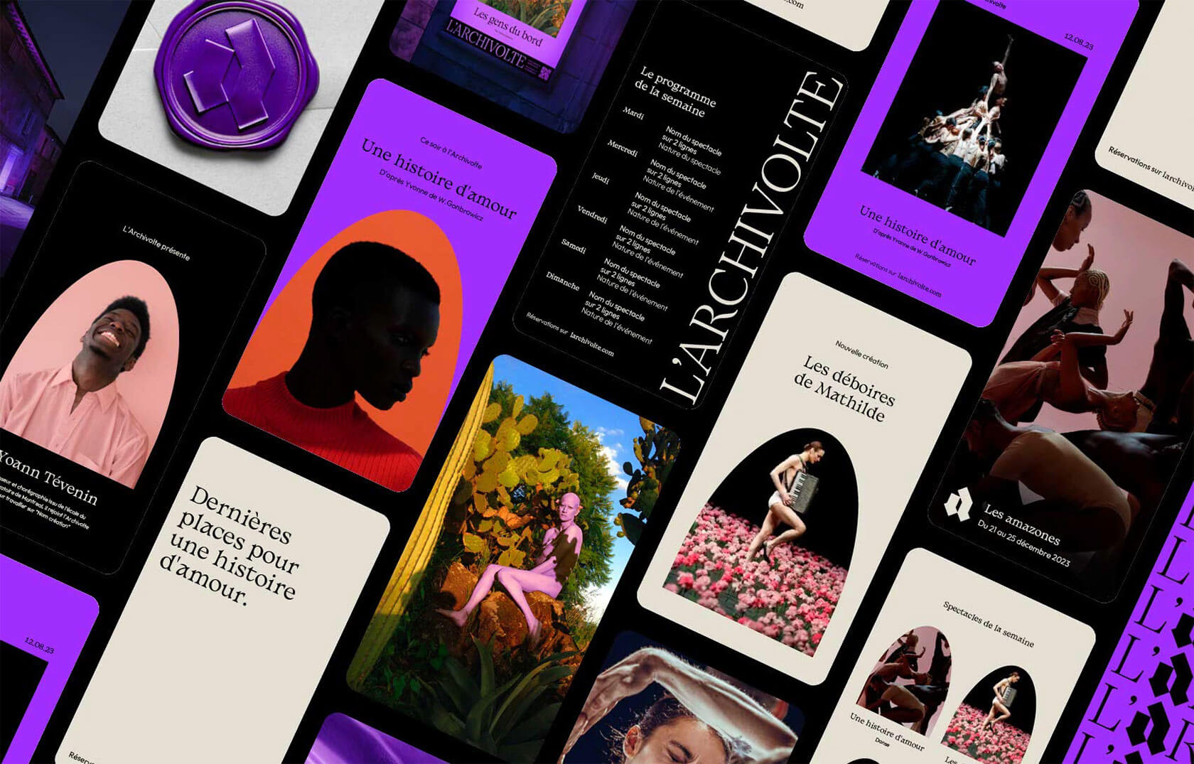 A Contemporary Gothic Identity for L'Archivolte Arts Center by Aparté ...