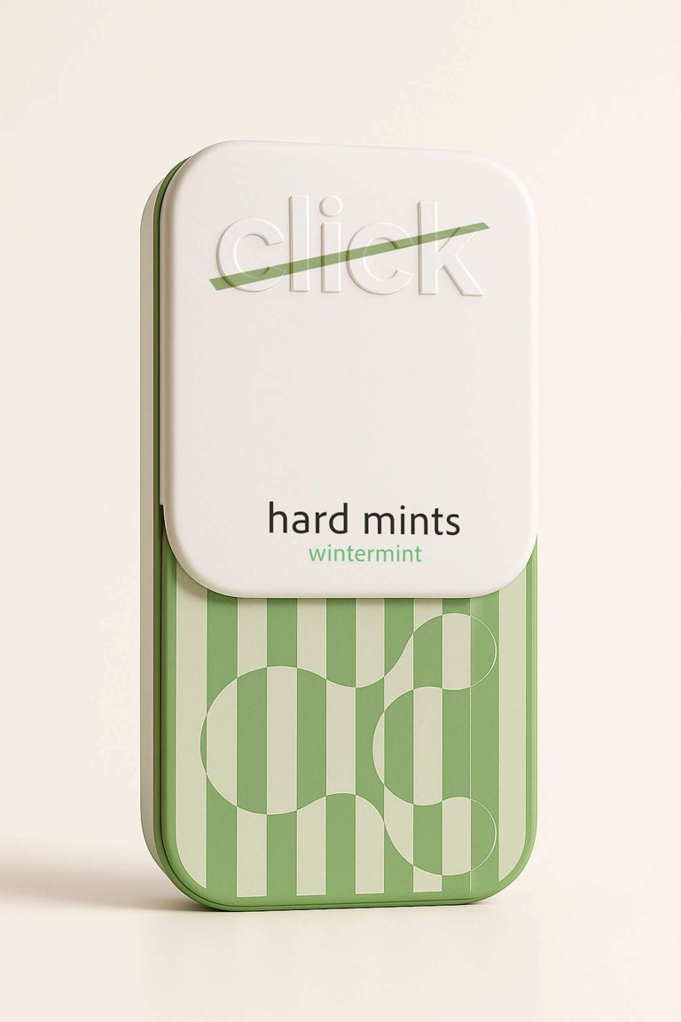 Click Hard Mints Packaging System by Sergio Laskin | Daily design ...