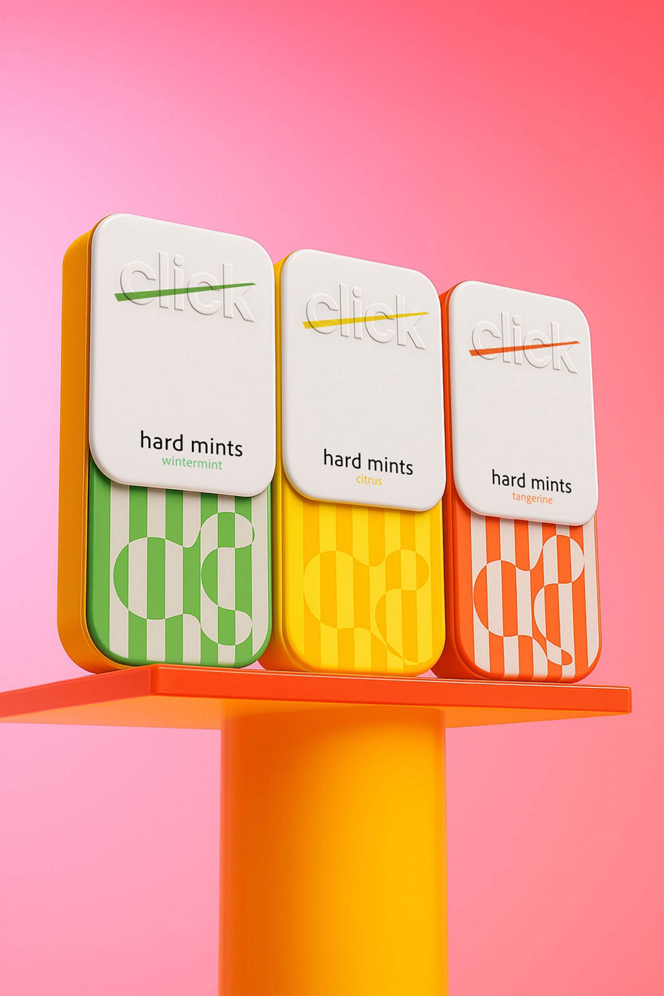 Click Hard Mints Packaging System by Sergio Laskin | Daily design ...