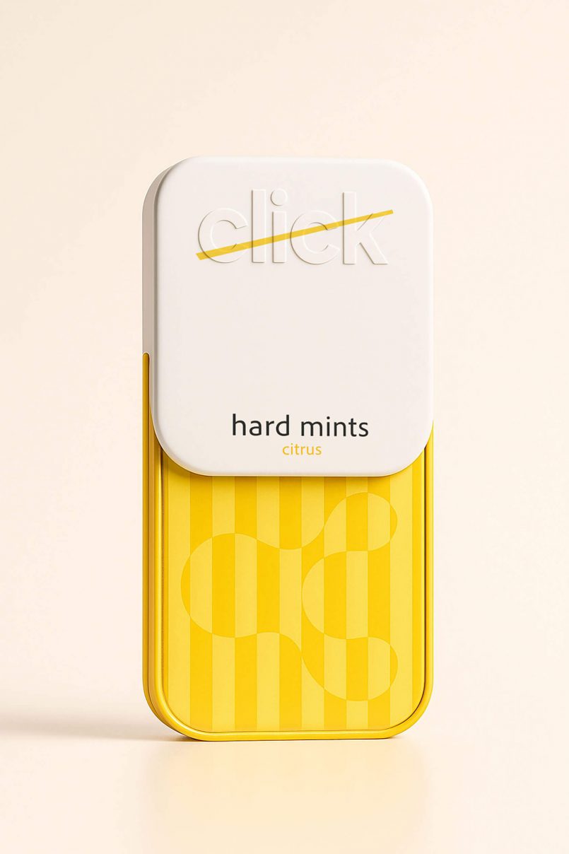 Click Hard Mints Packaging System by Sergio Laskin | Daily design ...